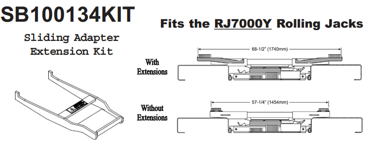 Equipment City — Rotary SB100134KIT Sliding Adapter Extension Kit For ...